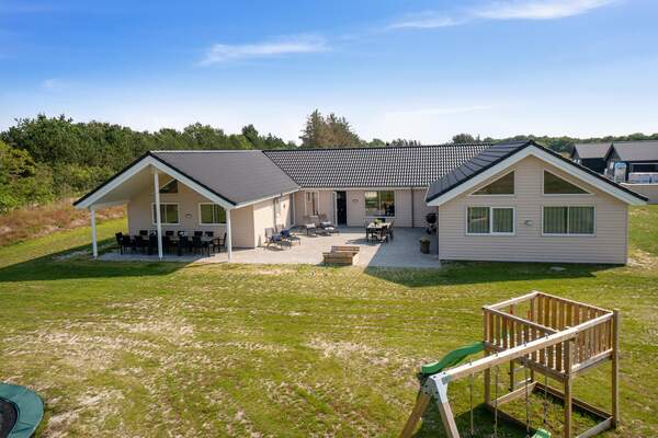 Houstrup, Sydlige vestkyst, Sommerhus 54340, 22 personer